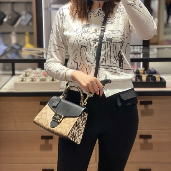 Coach | Bags | Coach Pepper Satchel In Signature Canvas | Poshmark